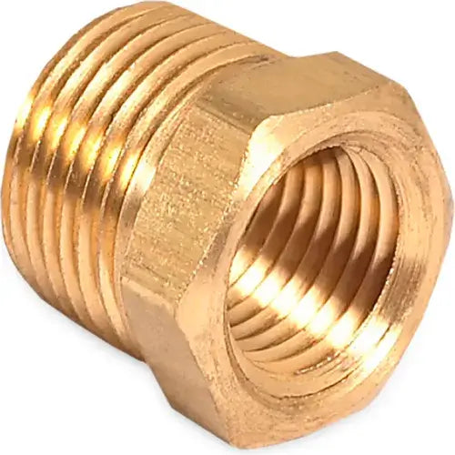 Brass Air Compressor Bushing 1/4 Inch Female x 3/8 Inch Male Hex ...
