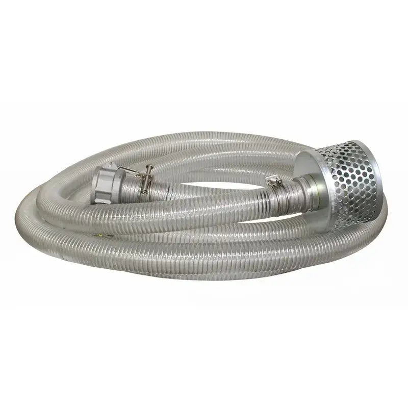 BE Power 4" Suction Hose Kit – Heavy-Duty PVC Water Pump Hose Assembly ...