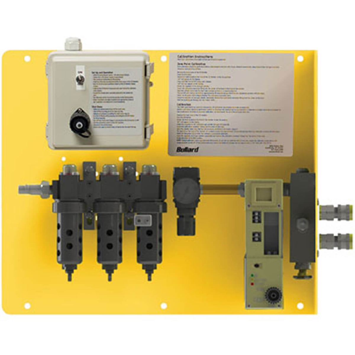 Bullard CAB30 Panel-Mount 30 CFM Air Filter & CO Monitor – 10 PPM Sens ...