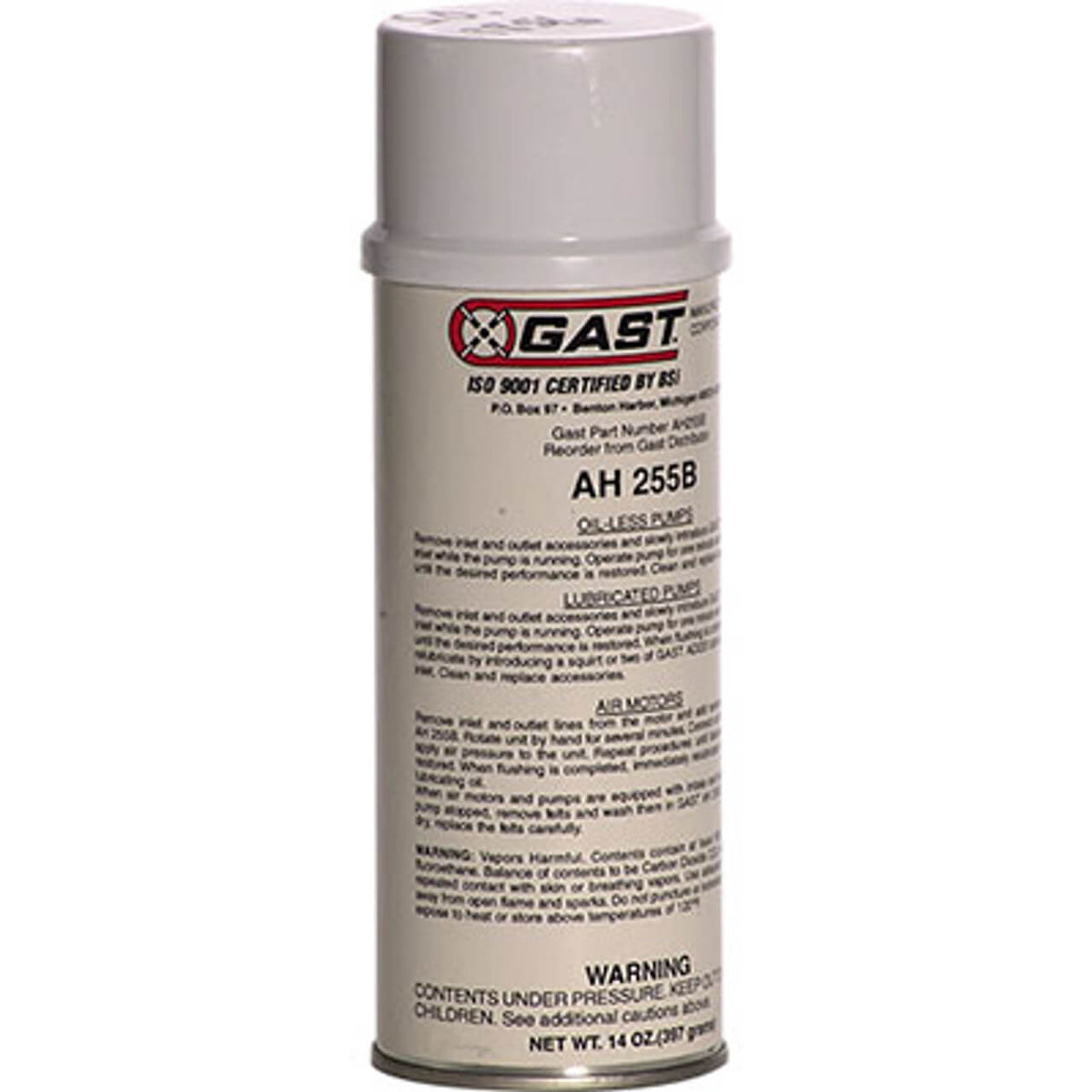 Bullard, Free Air Pump Cleaning Solvent – 14 oz Aerosol Can ...